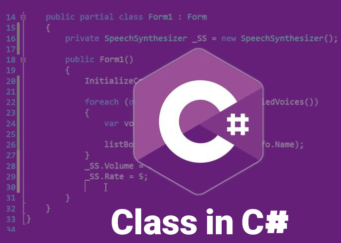 کلاس در سی شارپ چیست:راهنمای ساده برای مبتدیان - باگتو